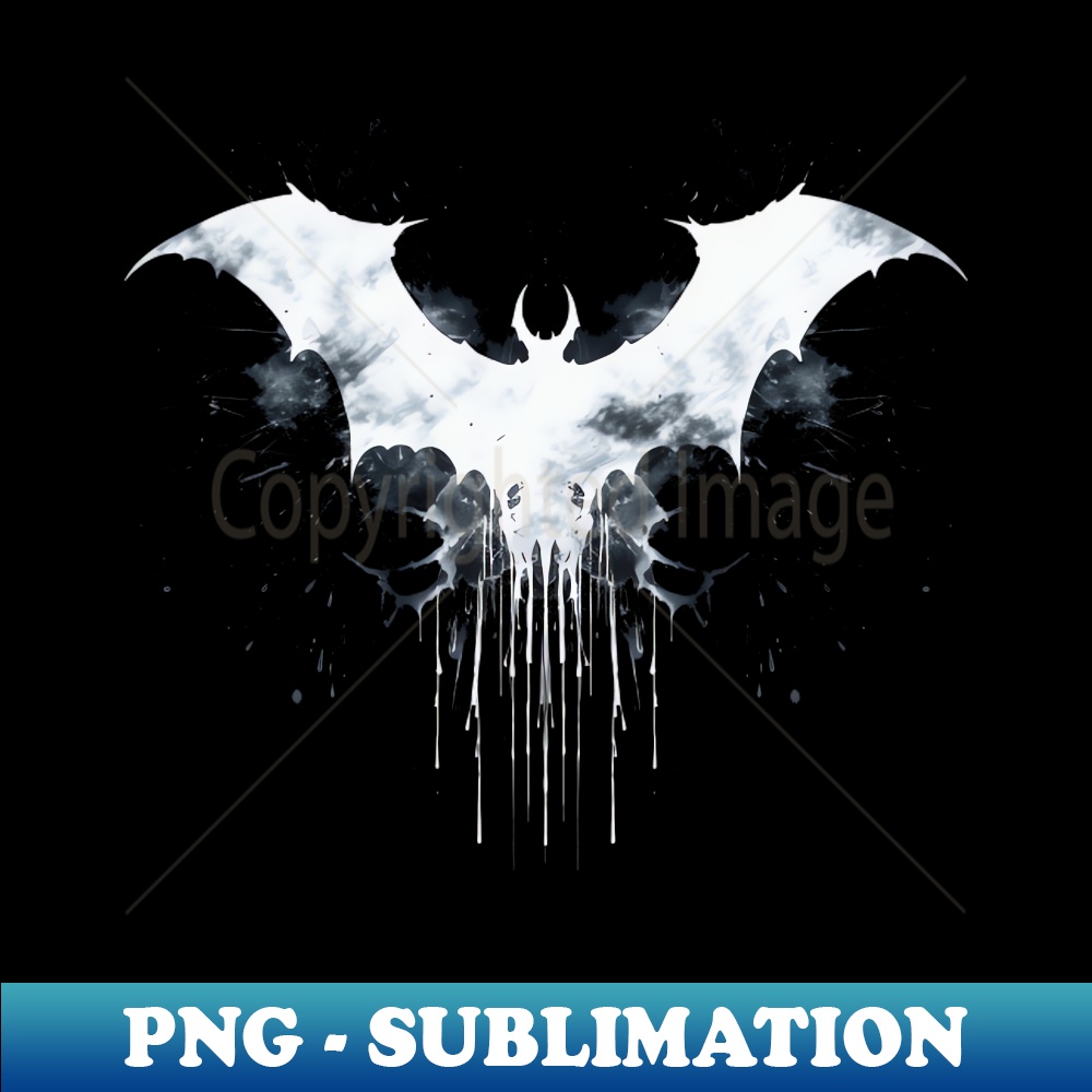 Bat Emblem - Black - PNG Transparent Digital Download File f | Inspire ...