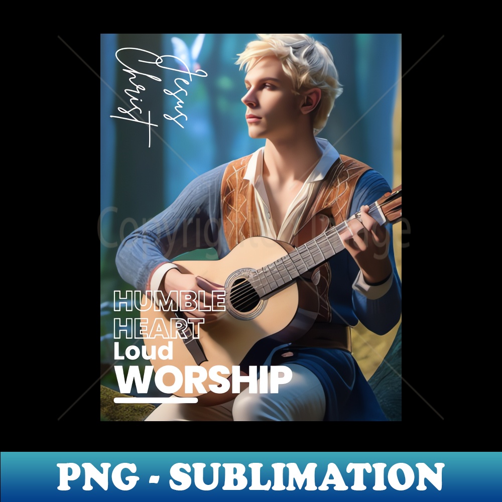 Humble heart Loud Worship - Elegant Sublimation PNG Download | Inspire ...
