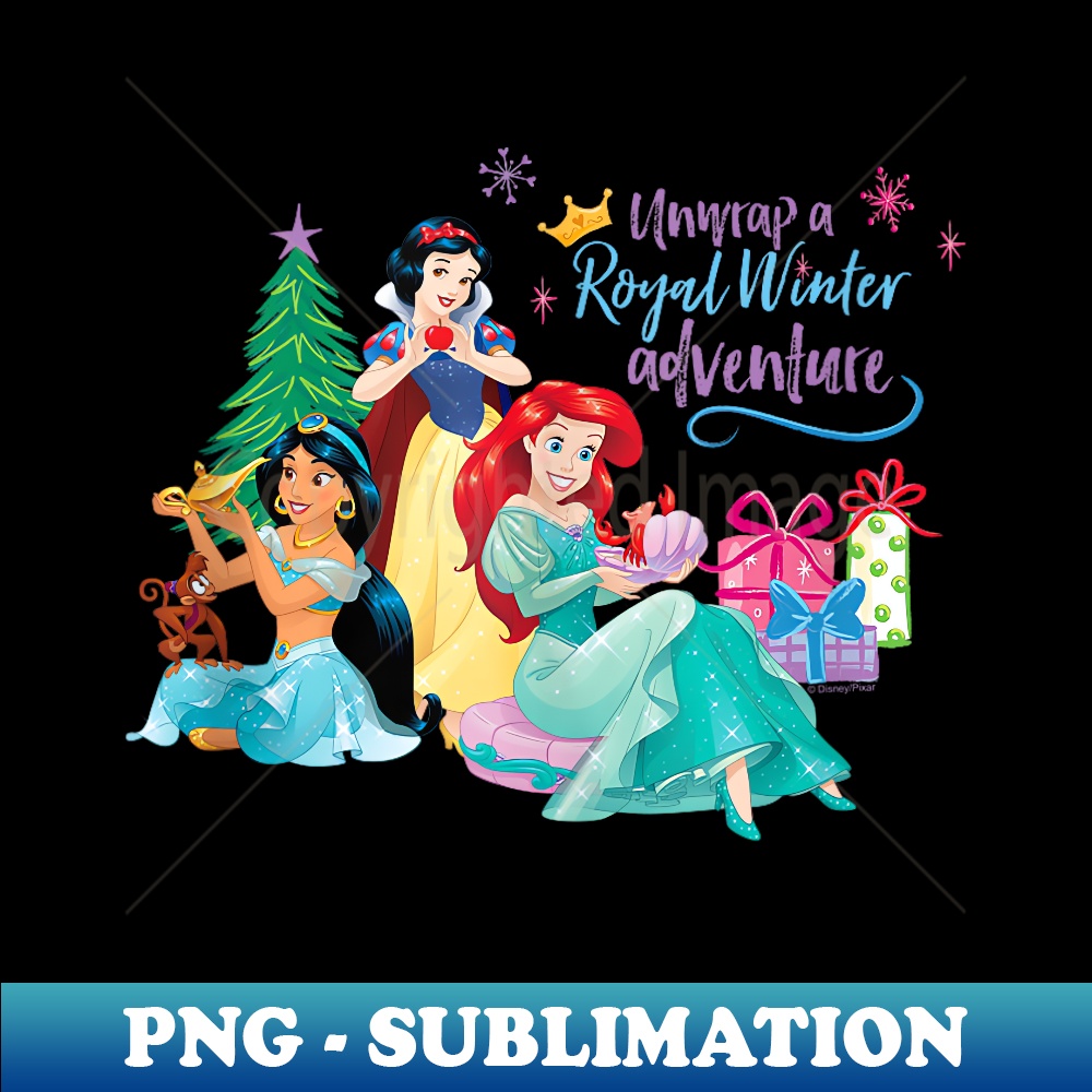 Disney Princesses Christmas Winter Adventure - Instant Subli | Inspire ...