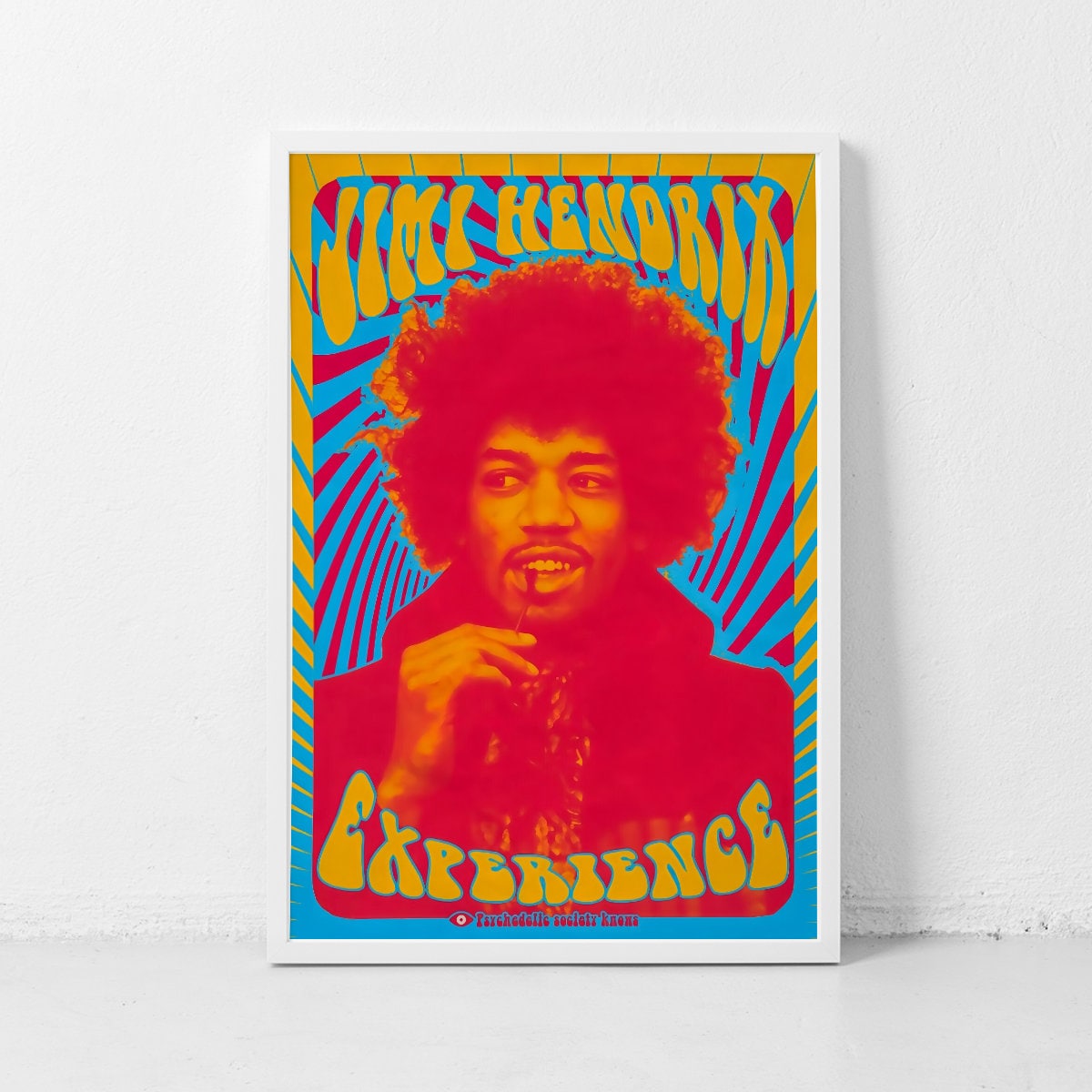 Jimi Hendrix Music Gig Concert Poster Classic Retro Rock Vin | Inspire ...