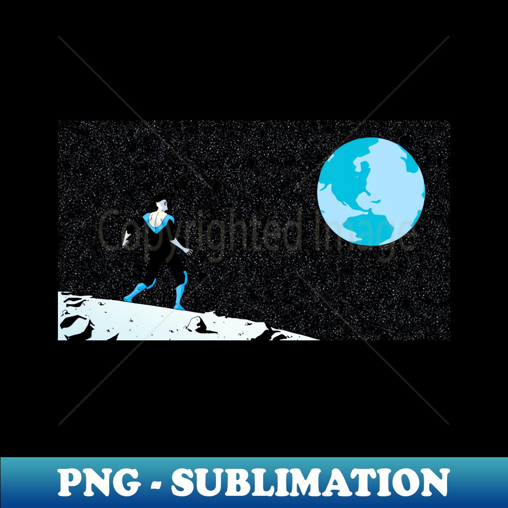 invincible on the moon - Premium PNG Sublimation File - Unle | Inspire ...