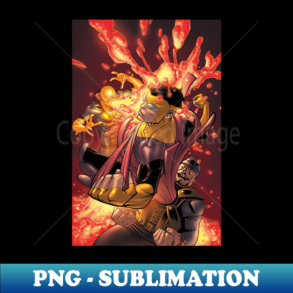 invincible fanart poster - Elegant Sublimation PNG Download | Inspire ...