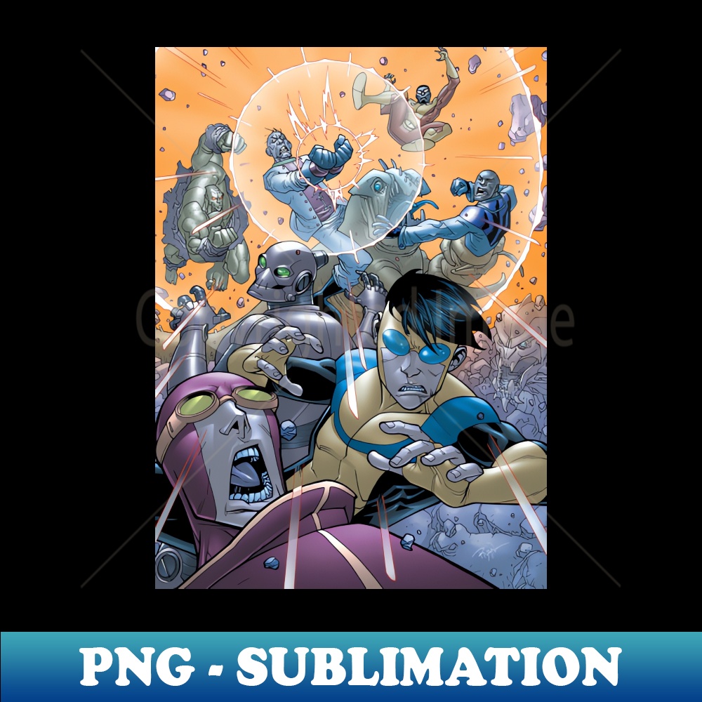 invincible poster - Special Edition Sublimation PNG File - C | Inspire ...