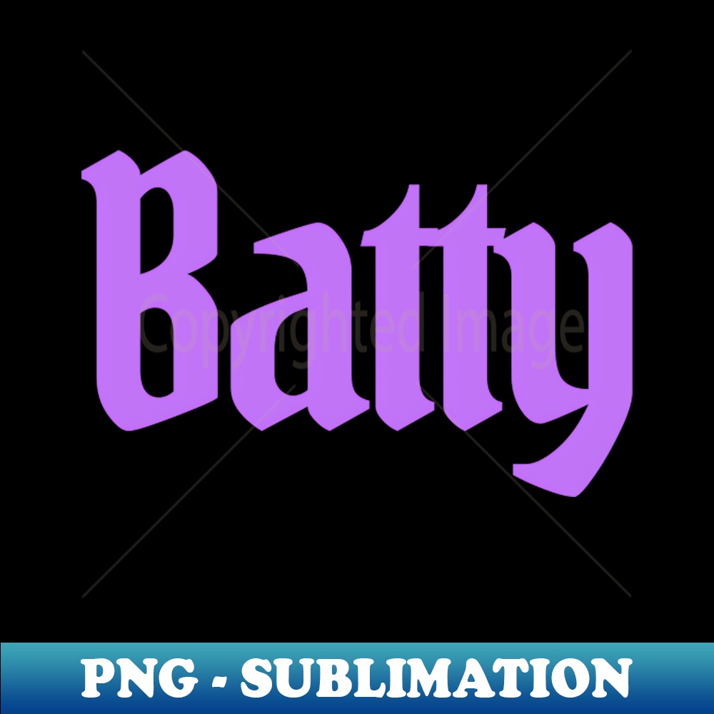 Batty Halloween Goth - High-Resolution PNG Sublimation File | Inspire ...