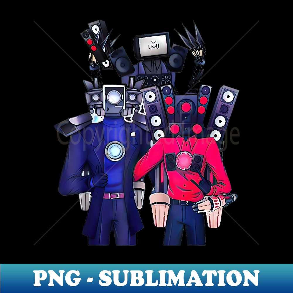 Skibidi Toilet, Speaker man Camera man, TV man Costume - Art | Inspire ...