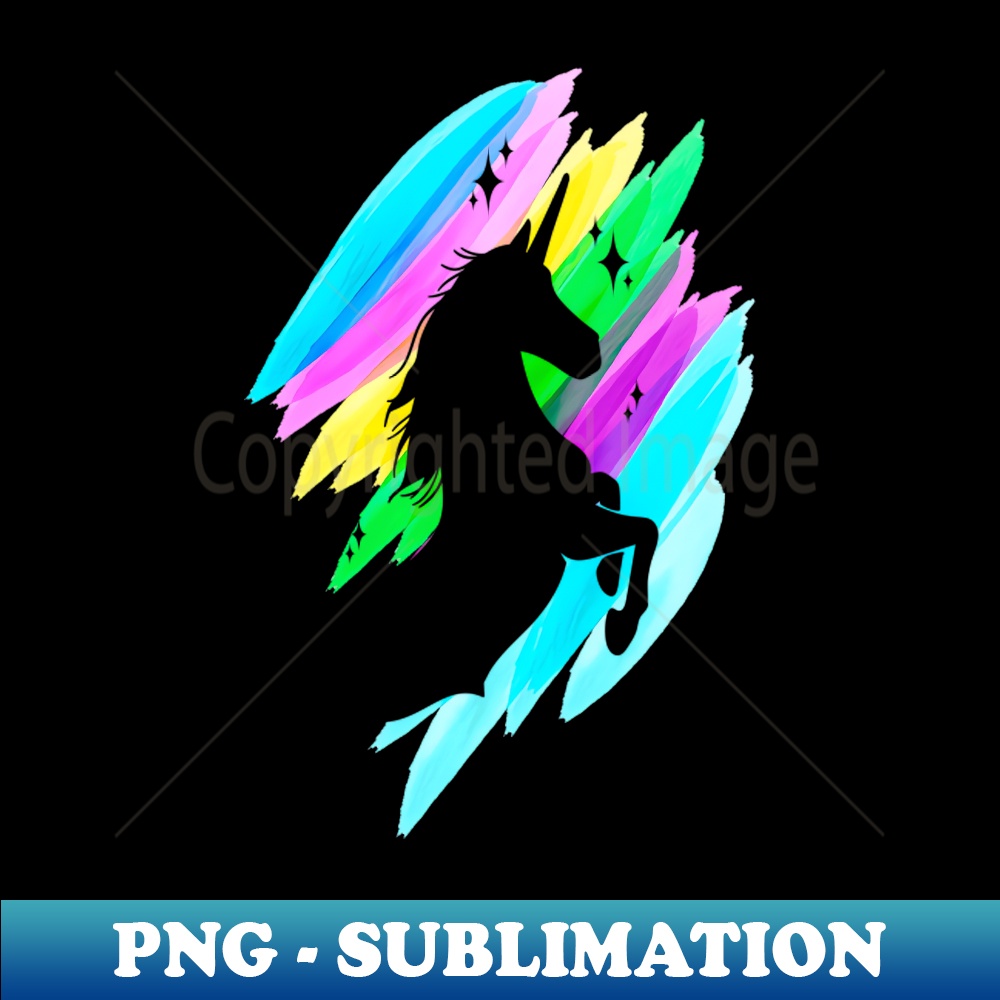 Unicorn Silhouette - Exclusive Sublimation Digital File - Un | Inspire ...