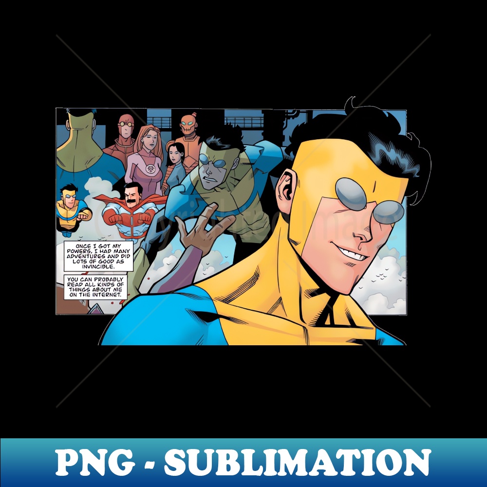 invincible comic scene - Exclusive PNG Sublimation Download | Inspire ...