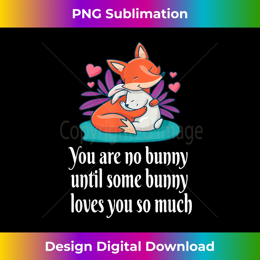 Fox and Rabbit Love Enemies Friends Easter Bunny Peace - Min | Inspire ...