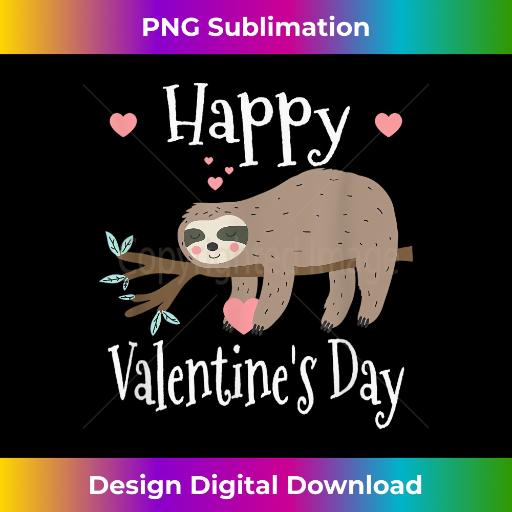 Happy Valentines Day Sloth, Dad Mom Boy Girl Kid Party Gift - Inspire ...