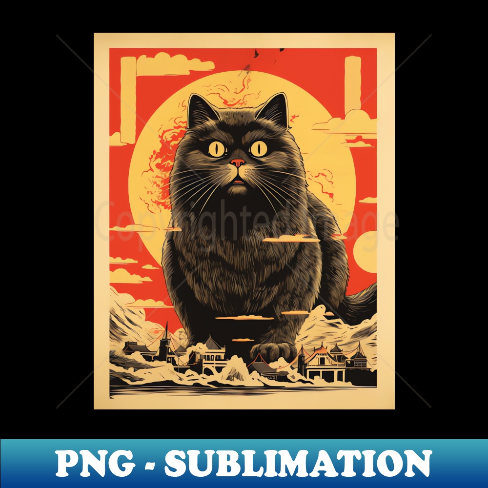 Kaiju Cat - The Feline Monarch of the Japanese Village - Pre - Inspire ...