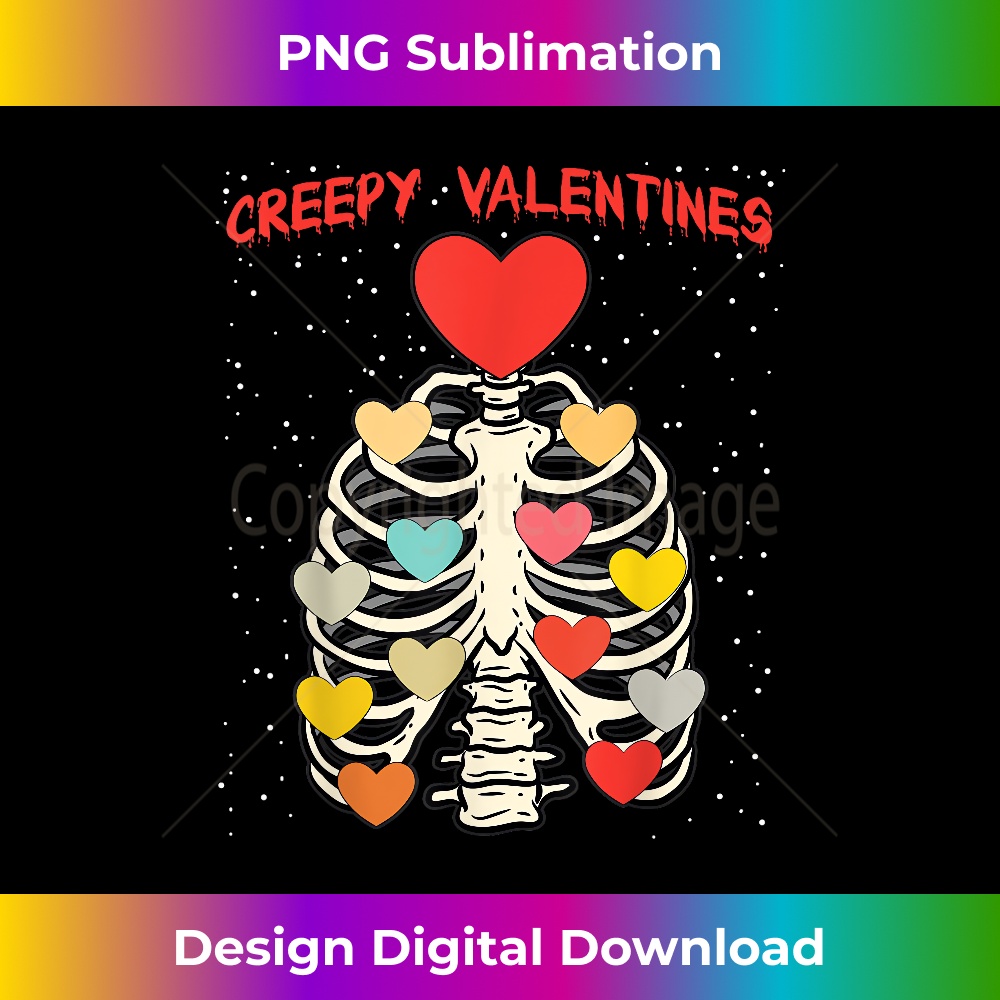 Creepy Valentines Valentines Day Skeleton Ribcage Heart - In - Inspire ...
