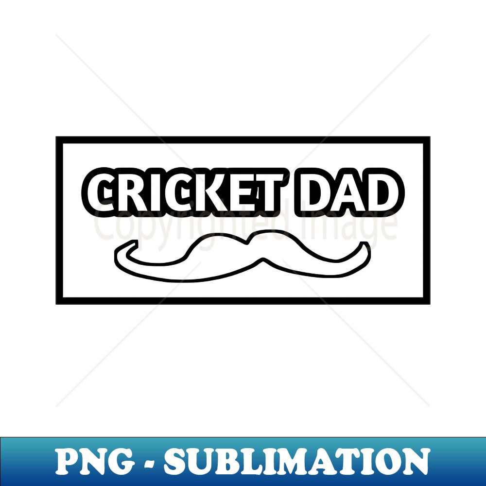 Cricket Dad Gift for Cricket Players With Mustache - Decorat | Inspire ...