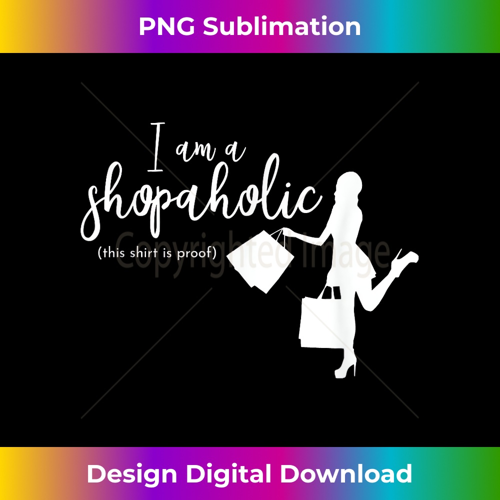 I Am A Shopaholic Funny Love Shopping Woman Girls - Minimali | Inspire ...
