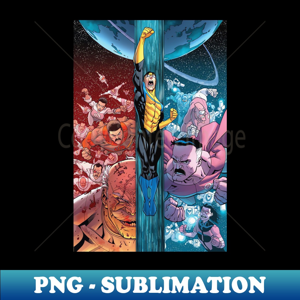 invincible poster - Creative Sublimation PNG Download - Stun | Inspire ...