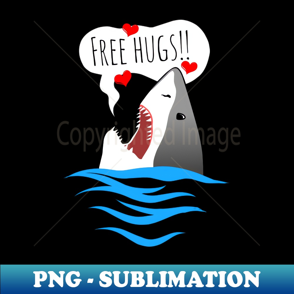 Shark Hugs - PNG Sublimation Digital Download - Stunning Sub | Inspire ...
