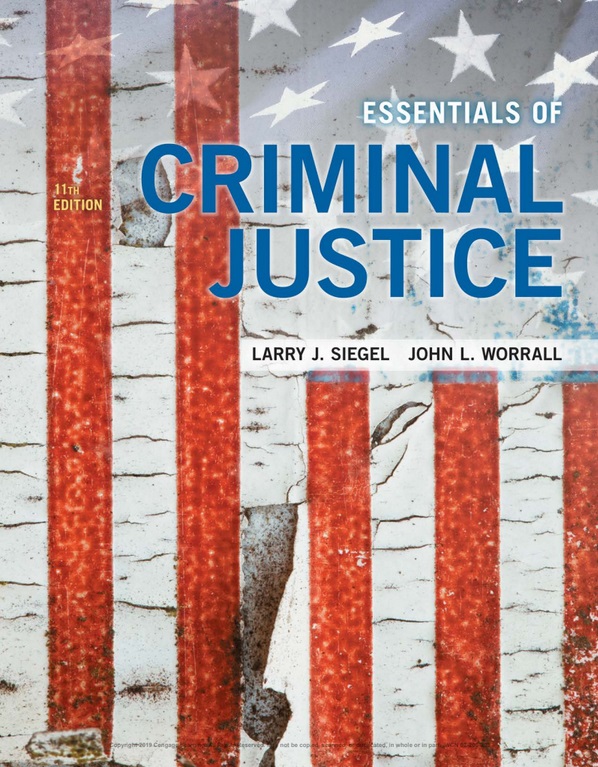 Essentials of Criminal Justice 11th edition by Larry J. Sieg | Inspire ...