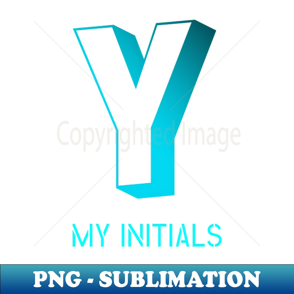Letter Y Initials Unique Name T-Shirt - Digital Sublimation | Inspire ...