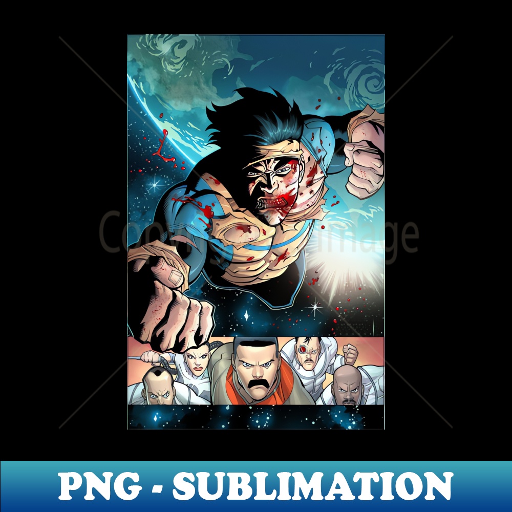 invincible poster - Instant PNG Sublimation Download - Unlea | Inspire ...