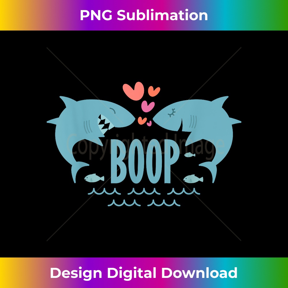 Cute Valentines Day Shark Kisses - Boop Bumping Noses - Eco- - Inspire ...