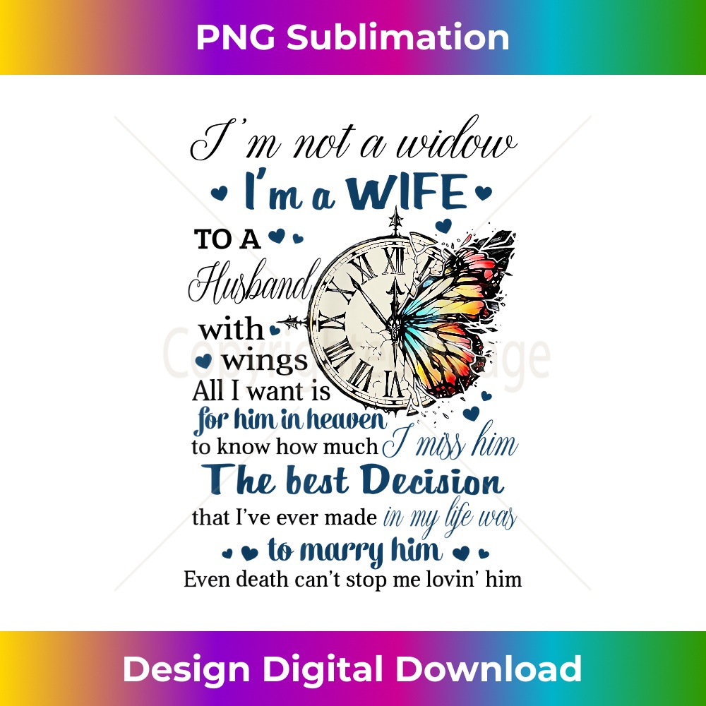 I Am Not A Widow I Am The Wife Of A Guardian Angel Butterfly | Inspire ...