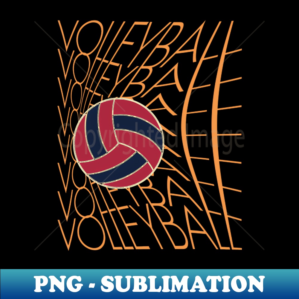 Funny Volleyball Design - Special Edition Sublimation PNG Fi | Inspire ...
