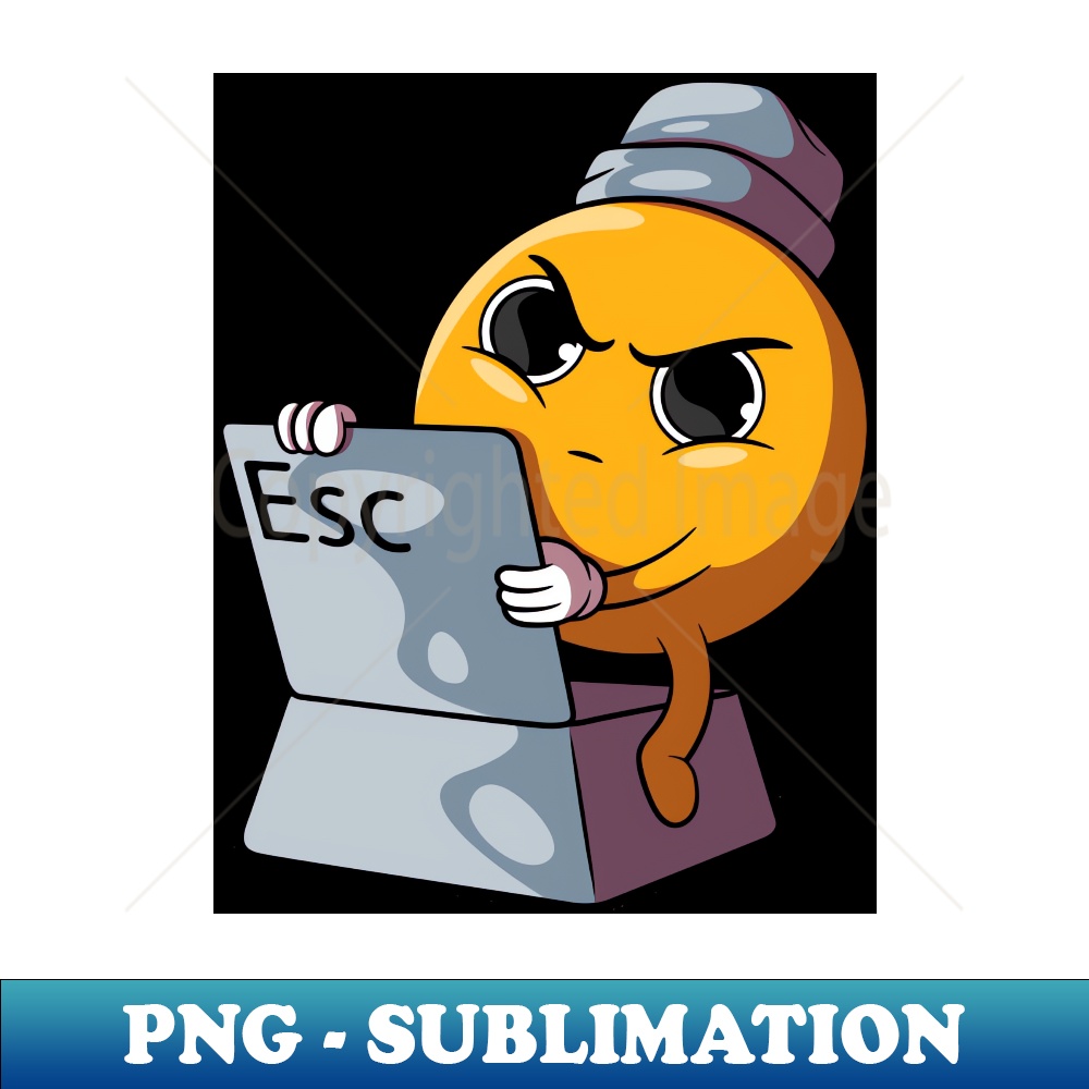 Escaping Emoji - High-Resolution PNG Sublimation File - Enha | Inspire ...