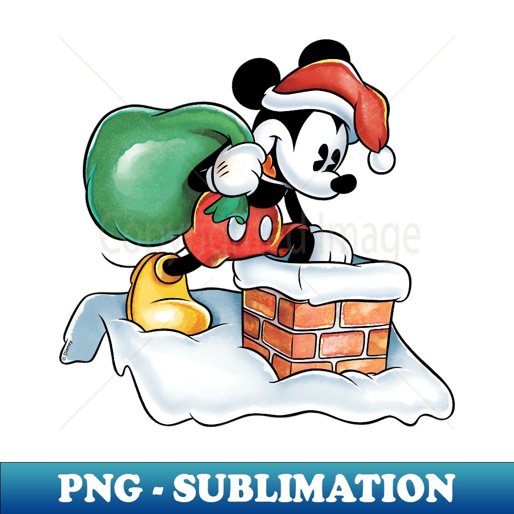Disney Christmas Mickey Mouse Chimney - Unique Sublimation P | Inspire ...