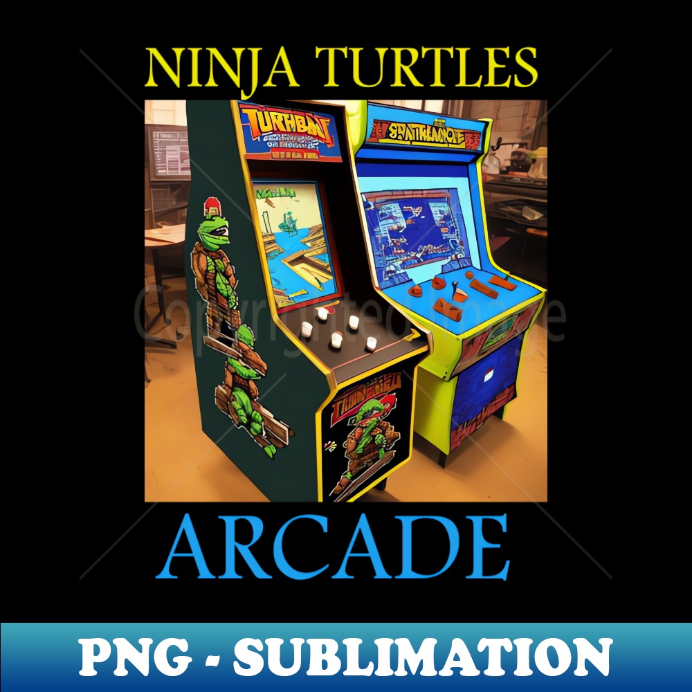 Ninja Turtles Arcade - Premium PNG Sublimation File - Perfec | Inspire ...