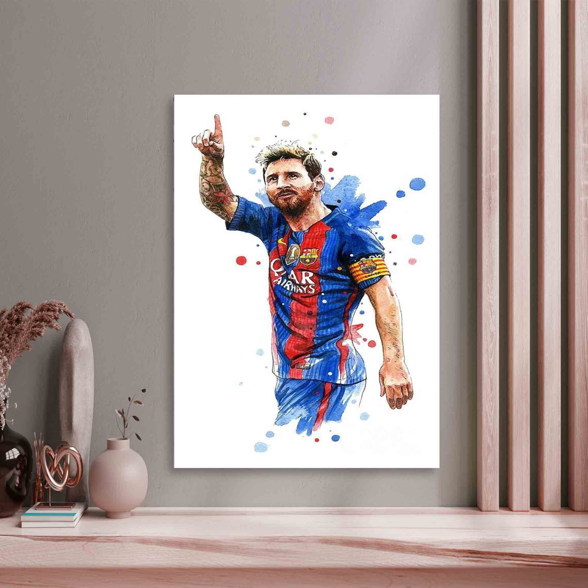 Lionel Messi Art Canvas Messi Motivational Quotes Art Canvas | Inspire ...
