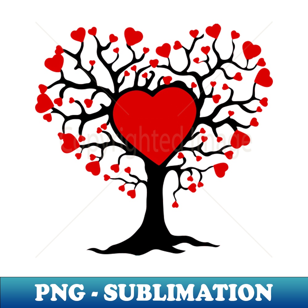 The heart tree is lovable - Exclusive PNG Sublimation Downlo - Inspire ...
