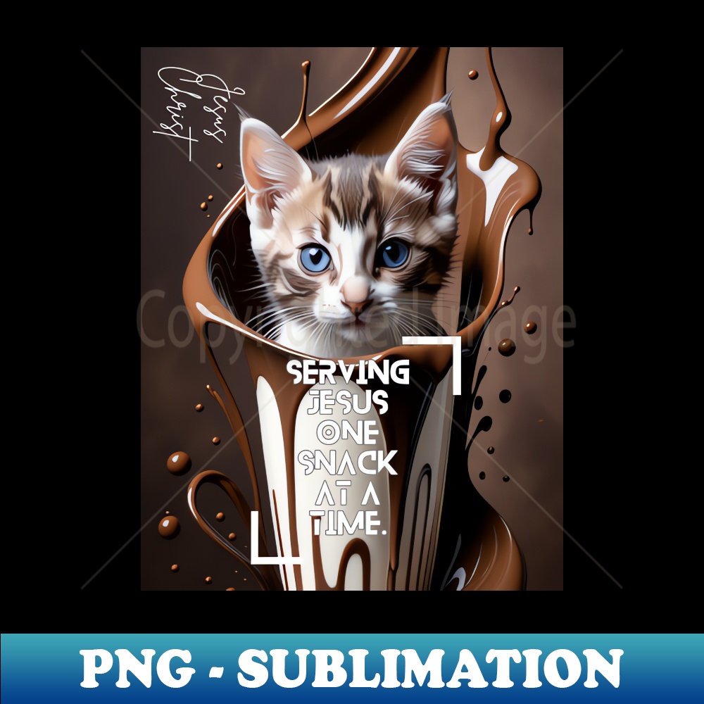 Serving Jesus One Snack at a time - Vintage Sublimation PNG | Inspire ...