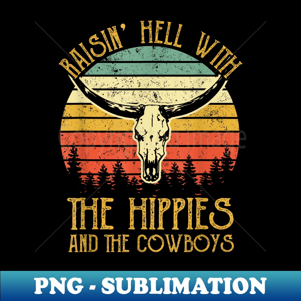 Raising-Hell With The Hippies And Cowboys Western Cowhide - | Inspire ...