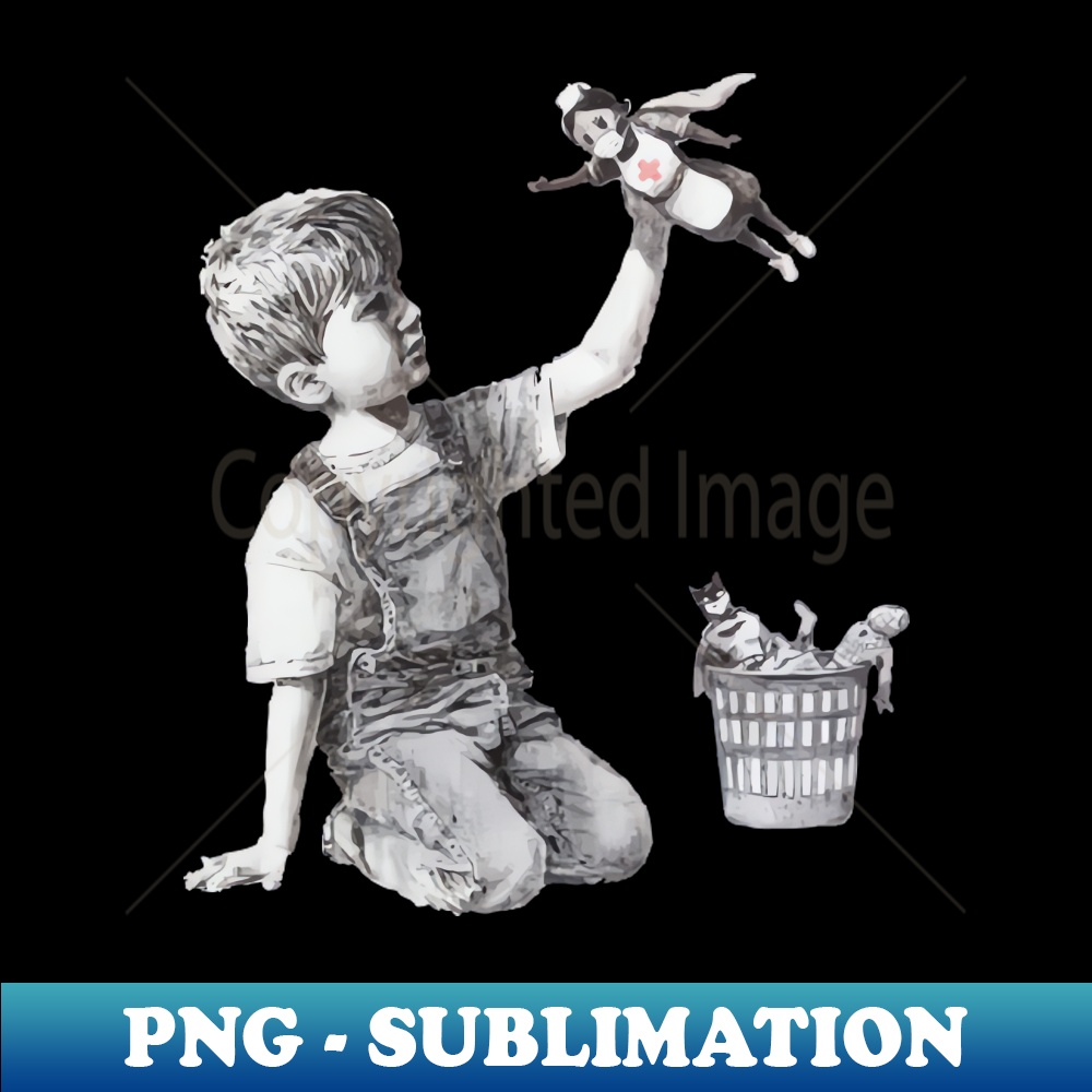 BANKSY Superhero Nurse NHS - PNG Transparent Sublimation Fil - Inspire ...
