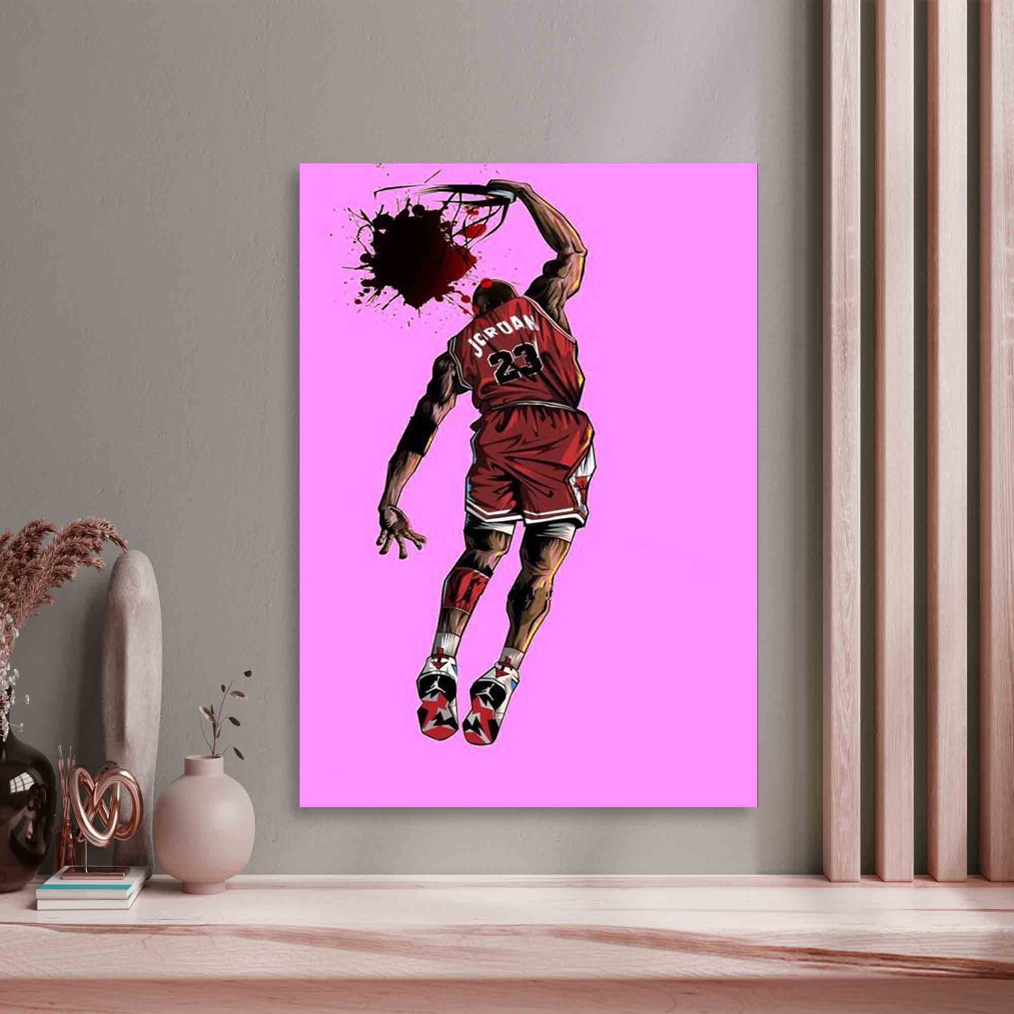 Michael Jordan Last Shot Canvas , Michael Jordan Signature C | Inspire ...