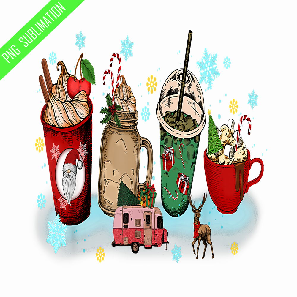 Christmas coffee png - Inspire Uplift