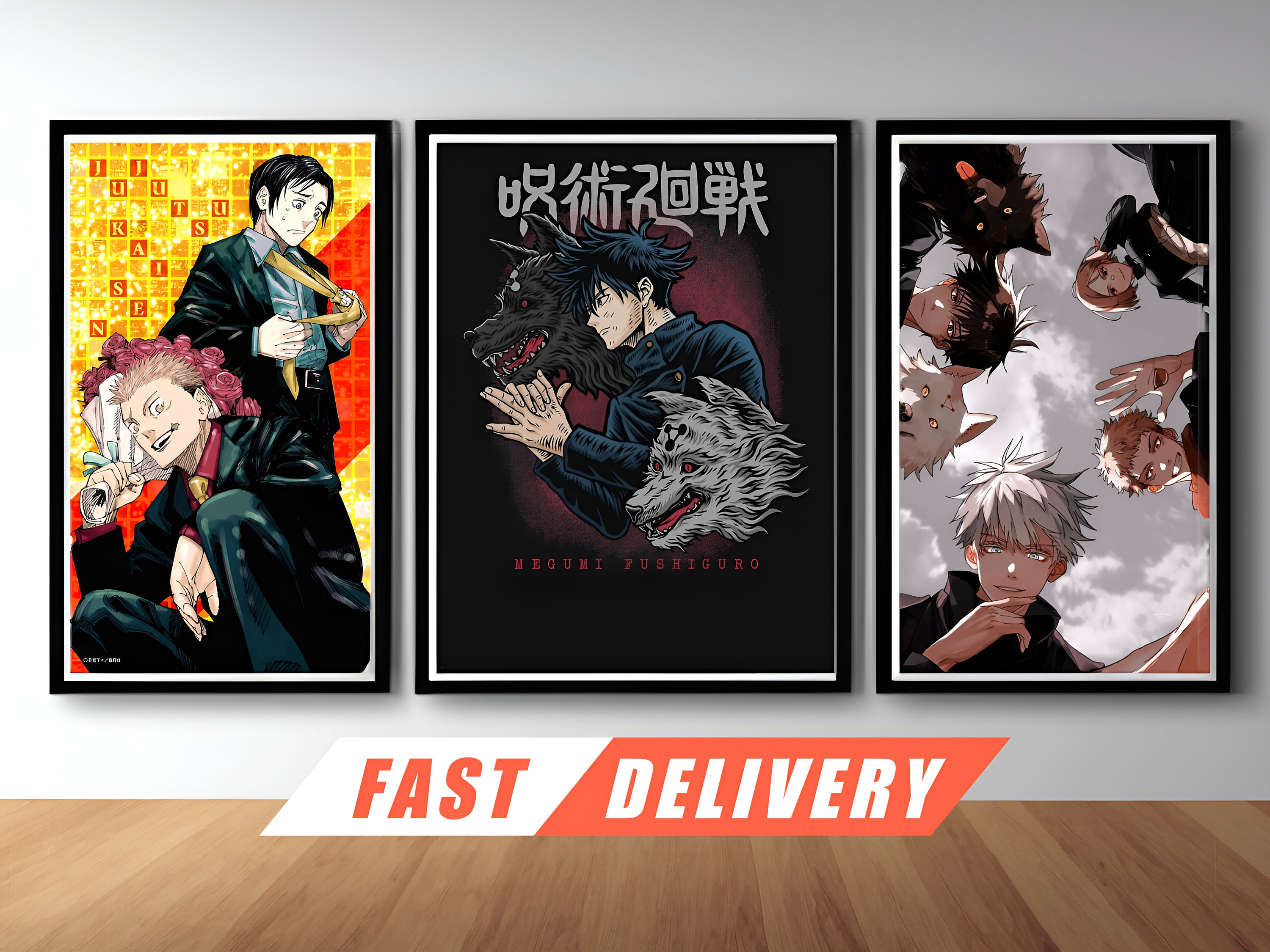 Jujutsu Kaisen Posters Prints, Megumi Fushiguro Poster, Sato | Inspire ...