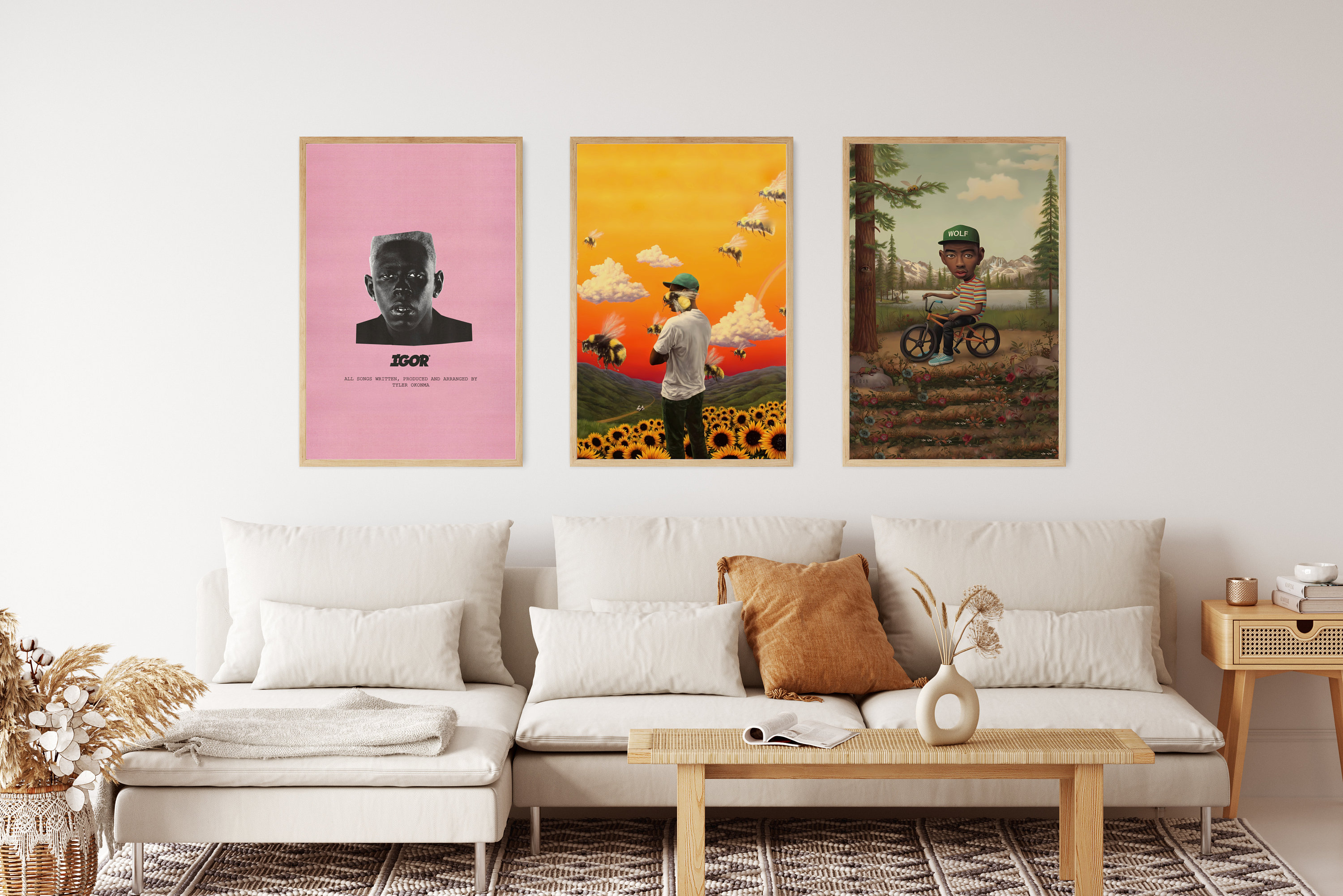 Tyler the Creator Poster, Tyler the Creator Set of 3 Posters | Inspire ...