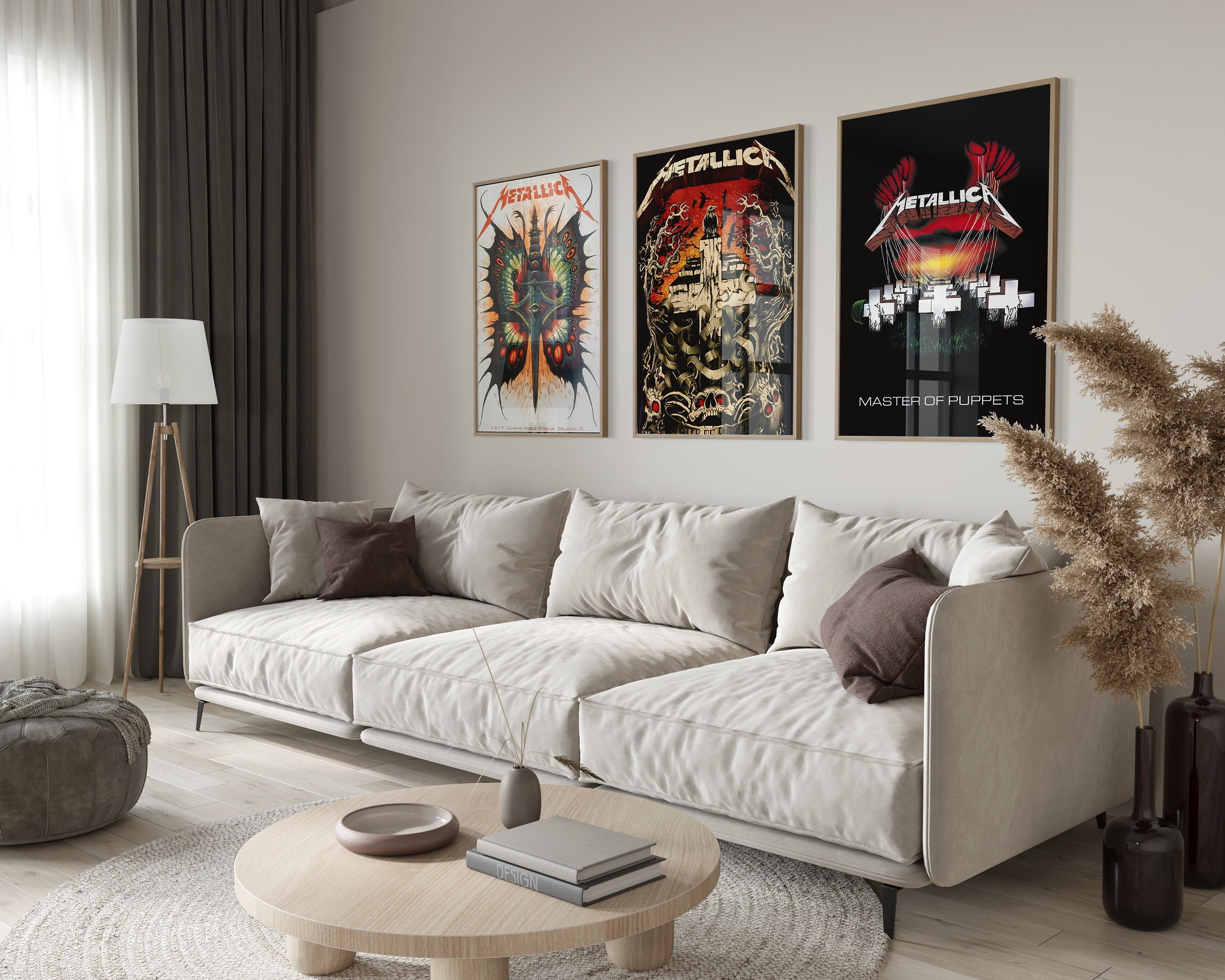 Metallica Set of 3 Posters, Metallica Poster, Vintage Rare B | Inspire ...