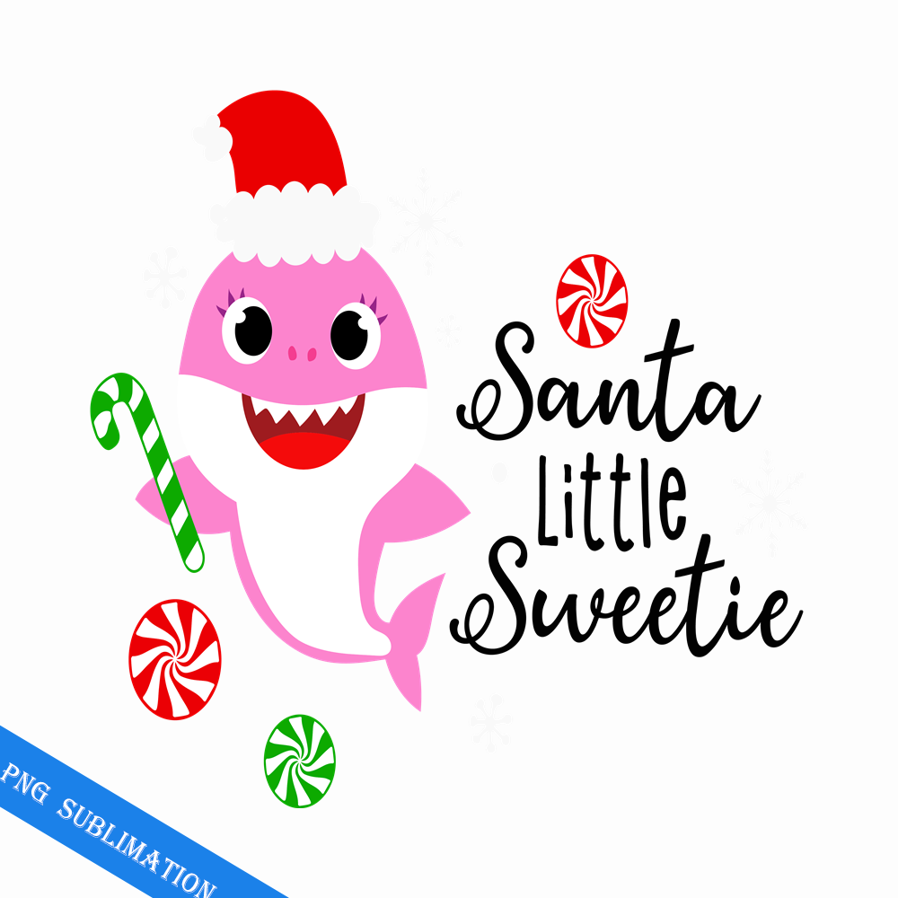 Santa little sweetie cartoon svg | Inspire Uplift