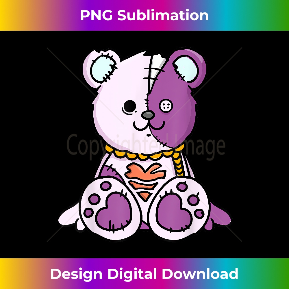 Pastel Goth Teddy Bear - Edgy Sublimation Digital File - Ide - Inspire ...