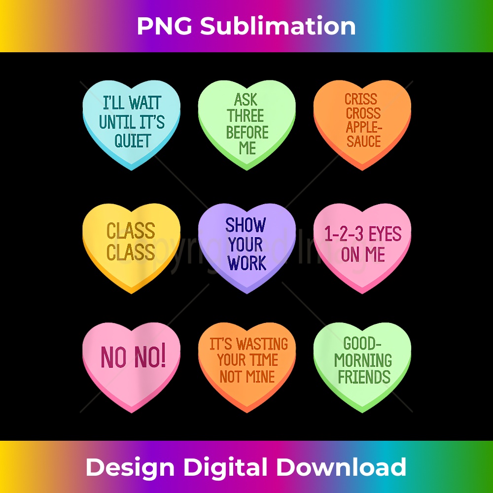 Teacher Valentines Day Funny Conversation Hearts School - So | Inspire ...