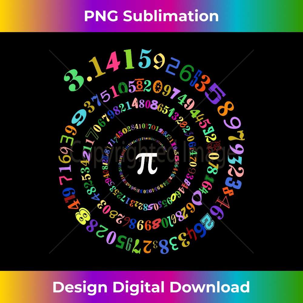 Pi Day Spiral Pi Math Number Symbol 3.14 - Classic Sublimati | Inspire ...
