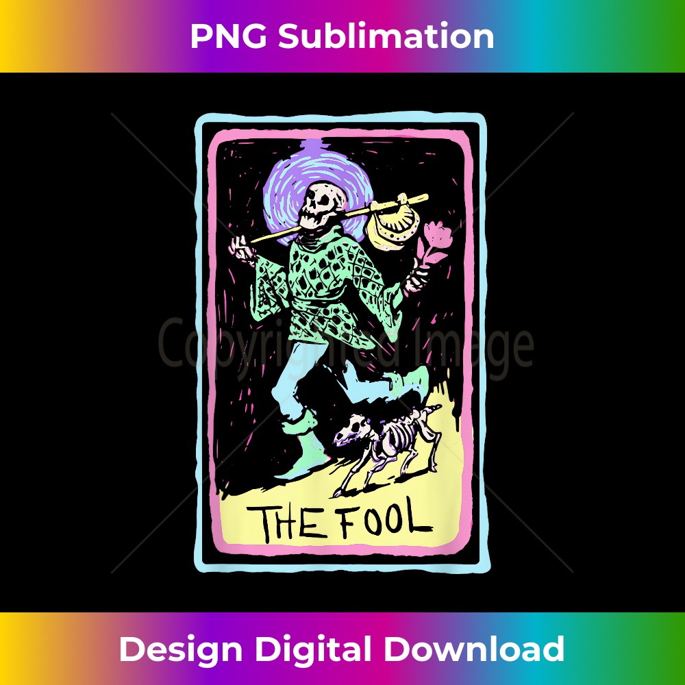 The Fool Tarot Card Witchcraft Occult Pastel Goth Skeleton - | Inspire ...