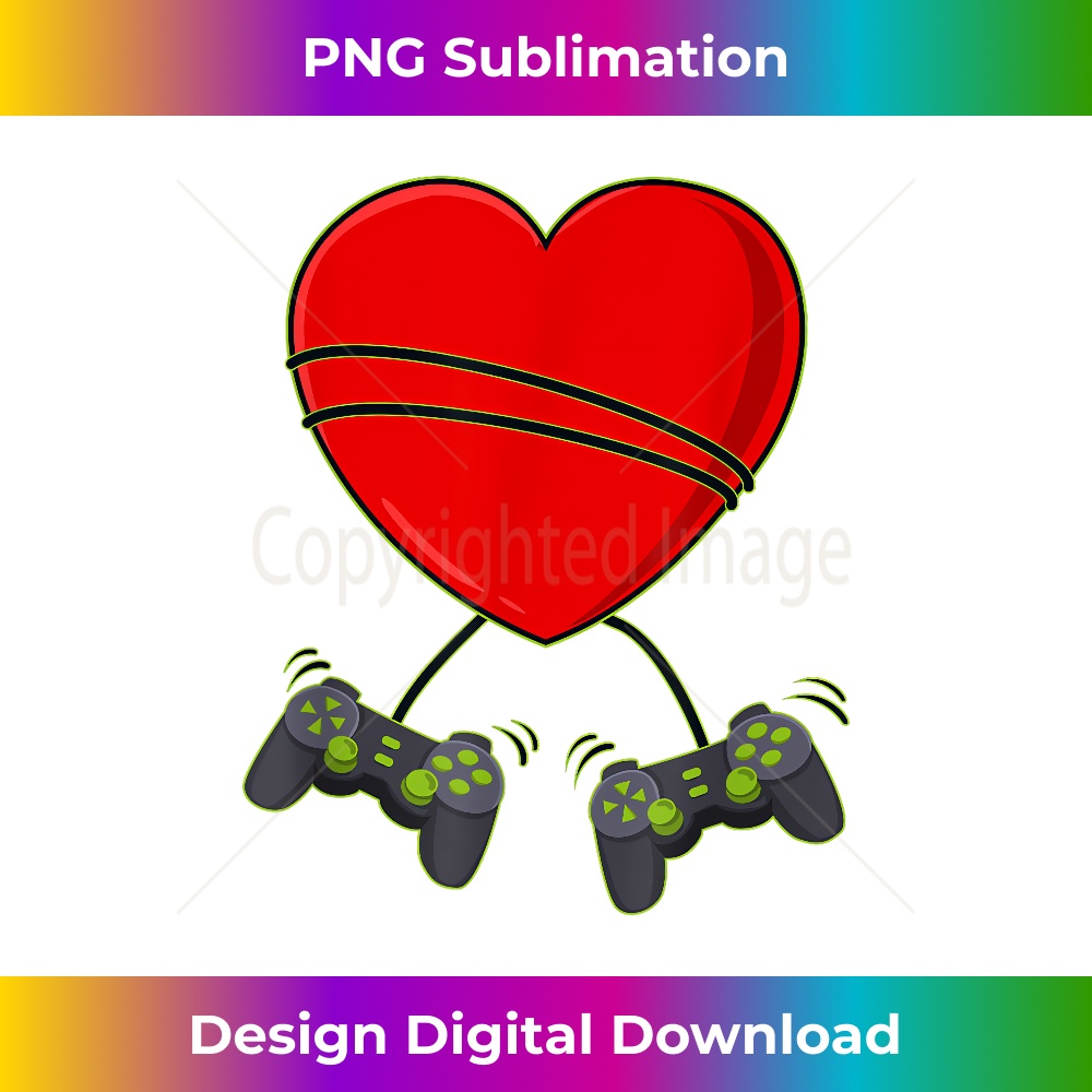 Video Gamer Heart Controllers Valentines Day Boys Girls Kids | Inspire ...