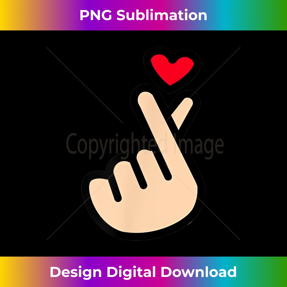 Kpop Korean Finger Heart Symbol I Love You Saranghae - Sleek | Inspire ...