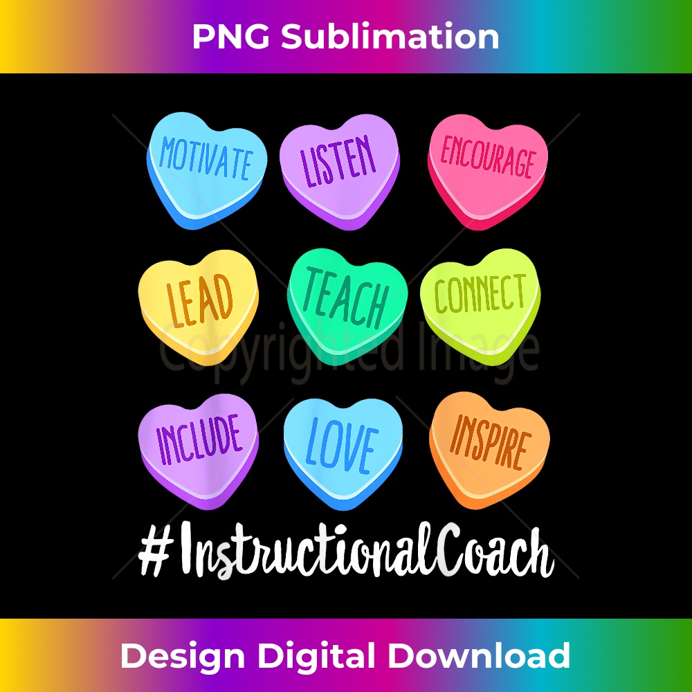 Instructional Coach Valentine's Day Pastel Candy Heart - Cra | Inspire ...