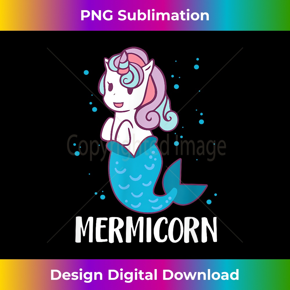 Mermicorn Cute Mermaid Unicorn Birthday Girls - Sublimation- - Inspire ...