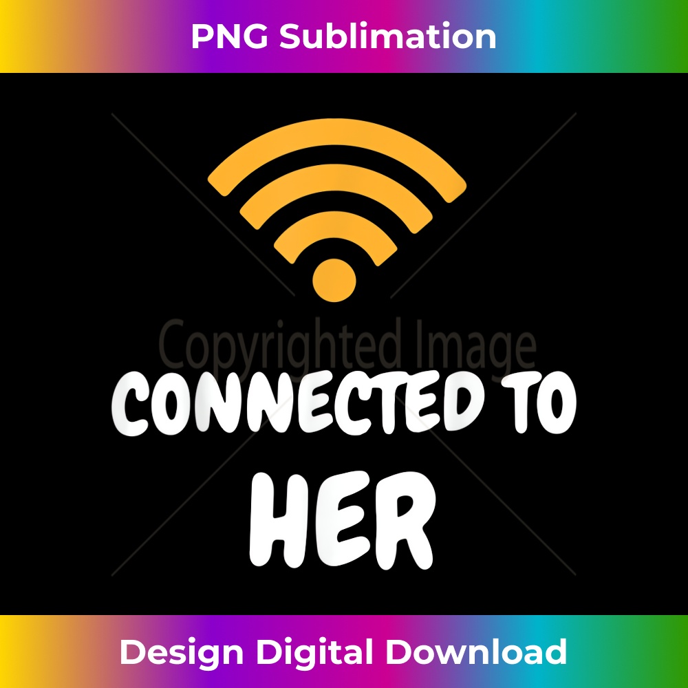 Mens Connected To Him Connected To Her Funny Couple Matchi - - Inspire ...