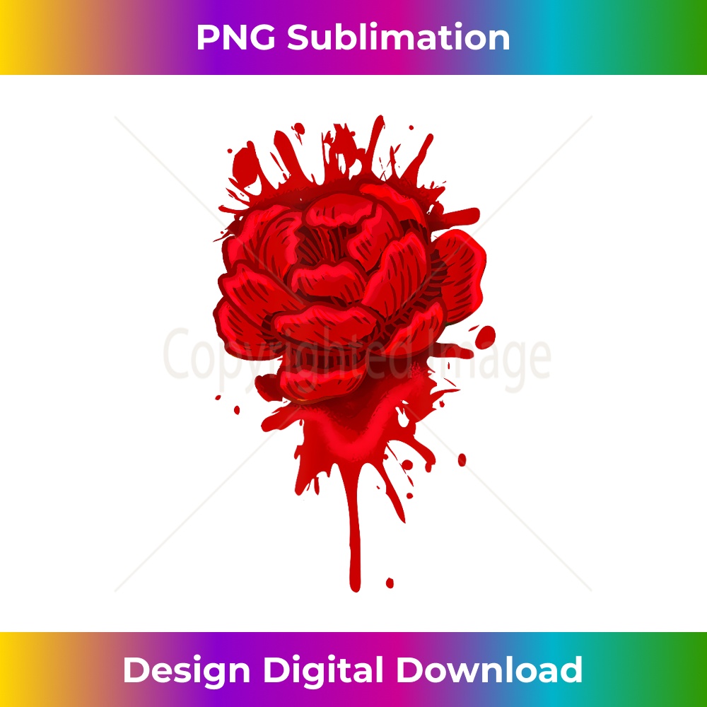 Melting Red Rose Petal Splat Cool Flower Plant Gardener Gift | Inspire ...