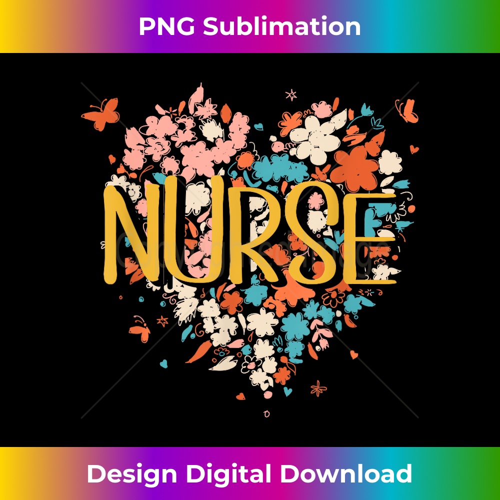 Nurse Heart Butterflies Medicine CNA Emergency Nursing - I | Inspire Uplift